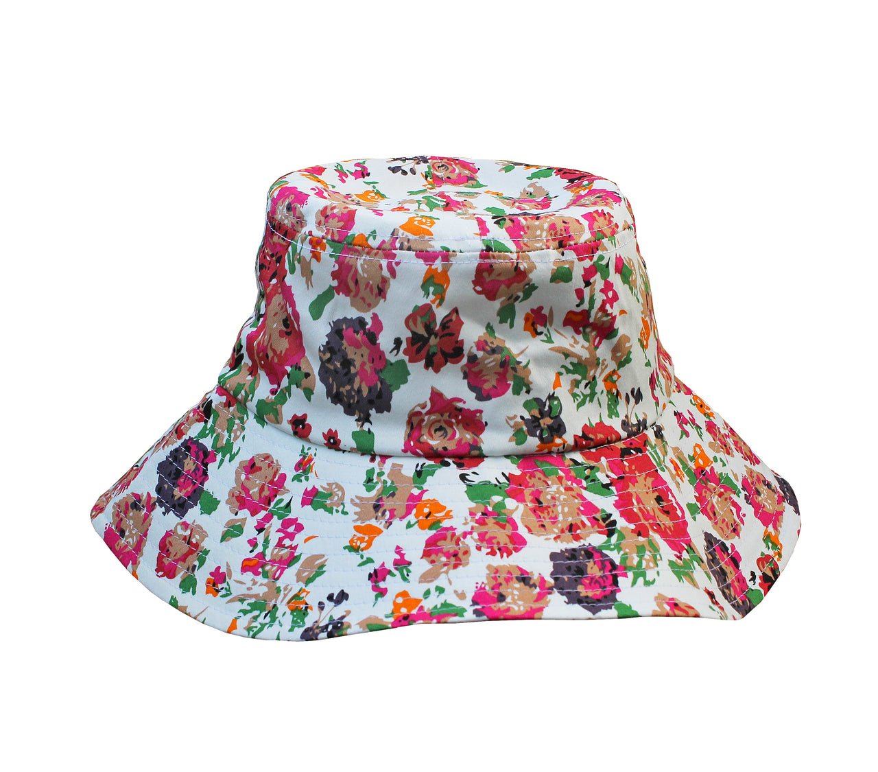 Cotton Bucket Sun Hat in Cottage Rose – Womanswork